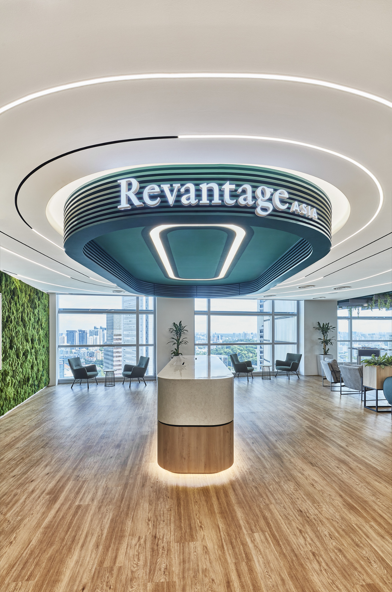 【Revantageのオフィスデザイン】豊かな緑シンガポールの文化を取り入れたオフィス- シンガポール - OFFICELOVERS